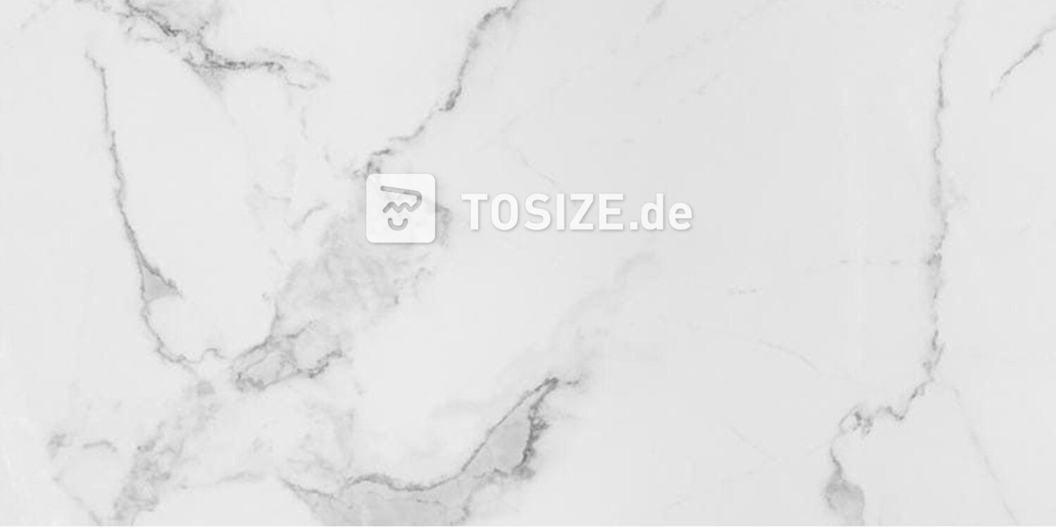 Luxuriöses Wandpaneel Marmor weiß auf Maß geschnitten - TOSIZE.de