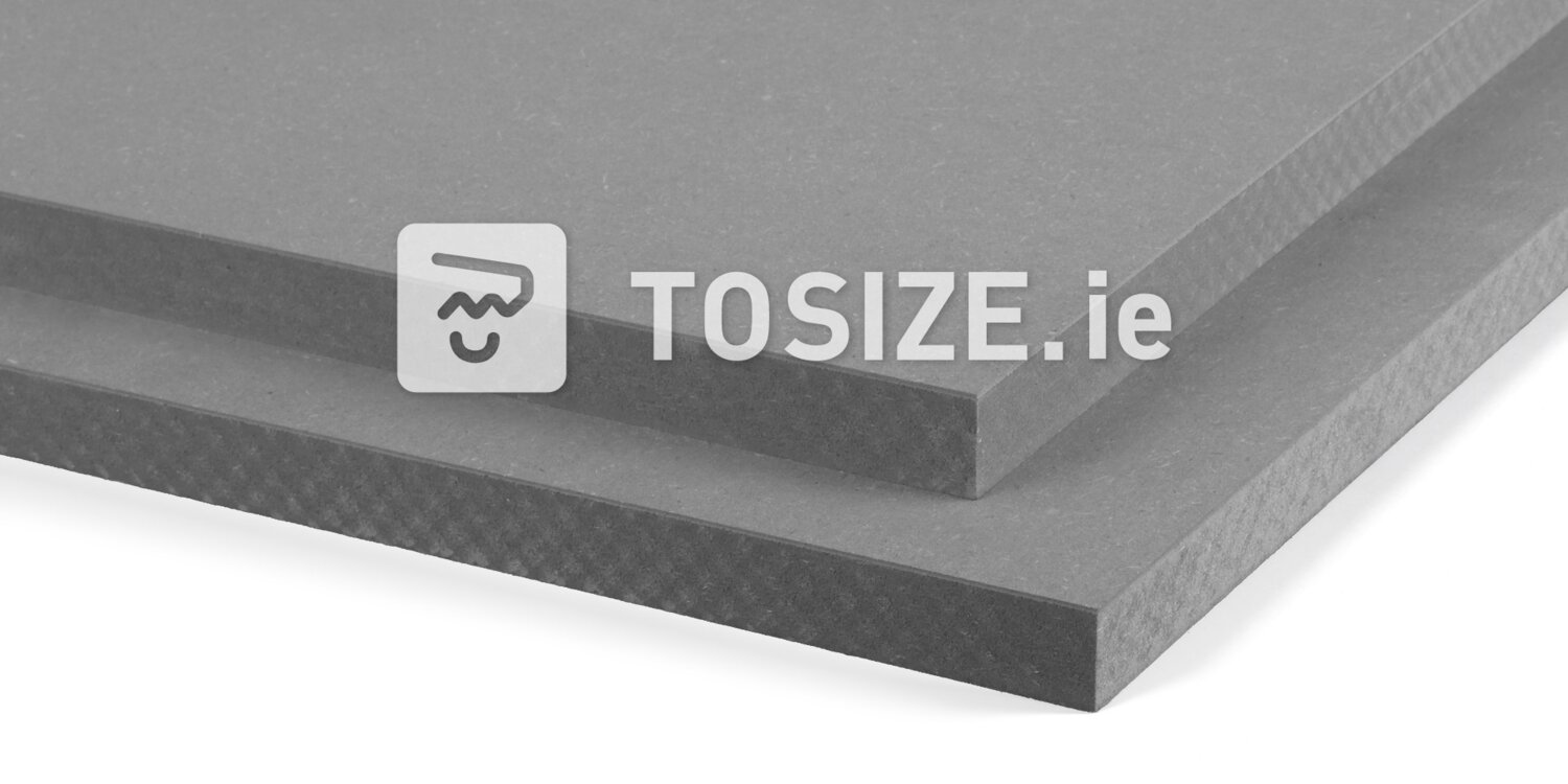 Order MDF Water-resistant Mercury Grey - Matt to size - TOSIZE.ie