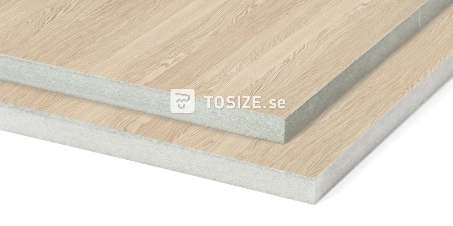 MDF Water-resistant Oak mix cross veneer cut to size | TOSIZE.se