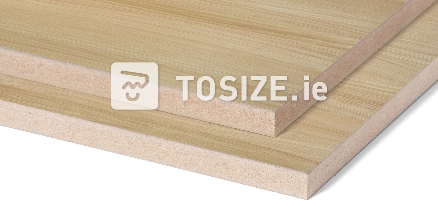 Querkus MDF Oak Natural Adagio Veneered panels to measure - TOSIZE.ie