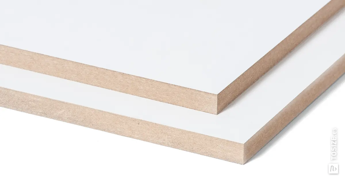 Tableros de MDF a medida con película de laca | TOSIZE.es